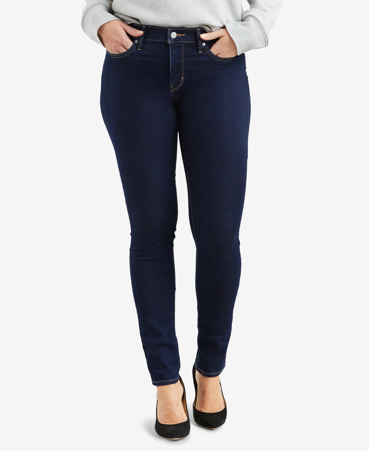 Click here for Levis Womens 311 Mid Rise Shaping Skinny Jeans - D... prices
