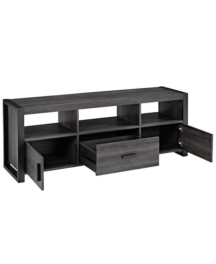 Walker Edison 60" TV Stand Console - Charcoal - Macy's