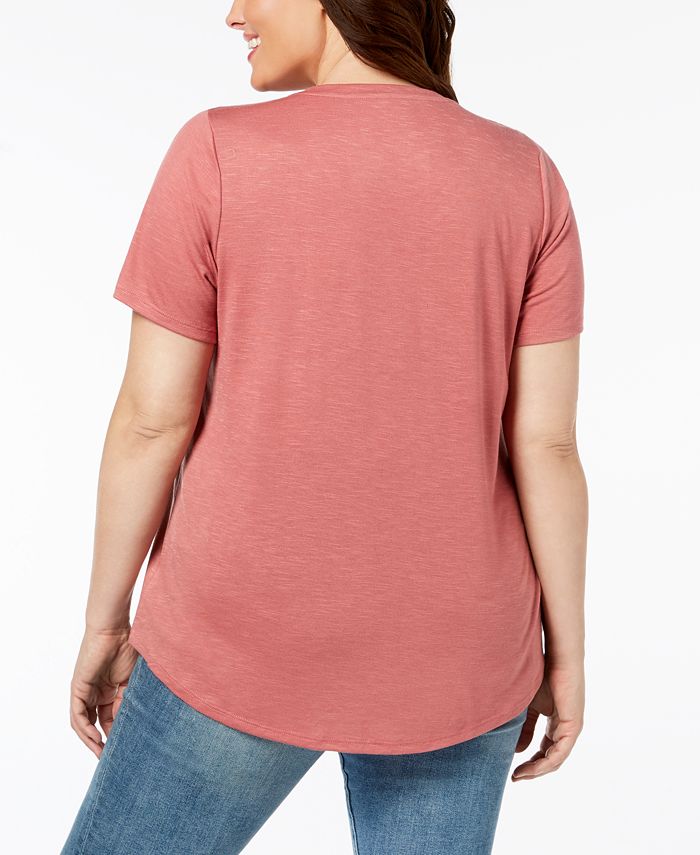 Style And Co Plus Size Graphic T Shirt Created For Macys Macys