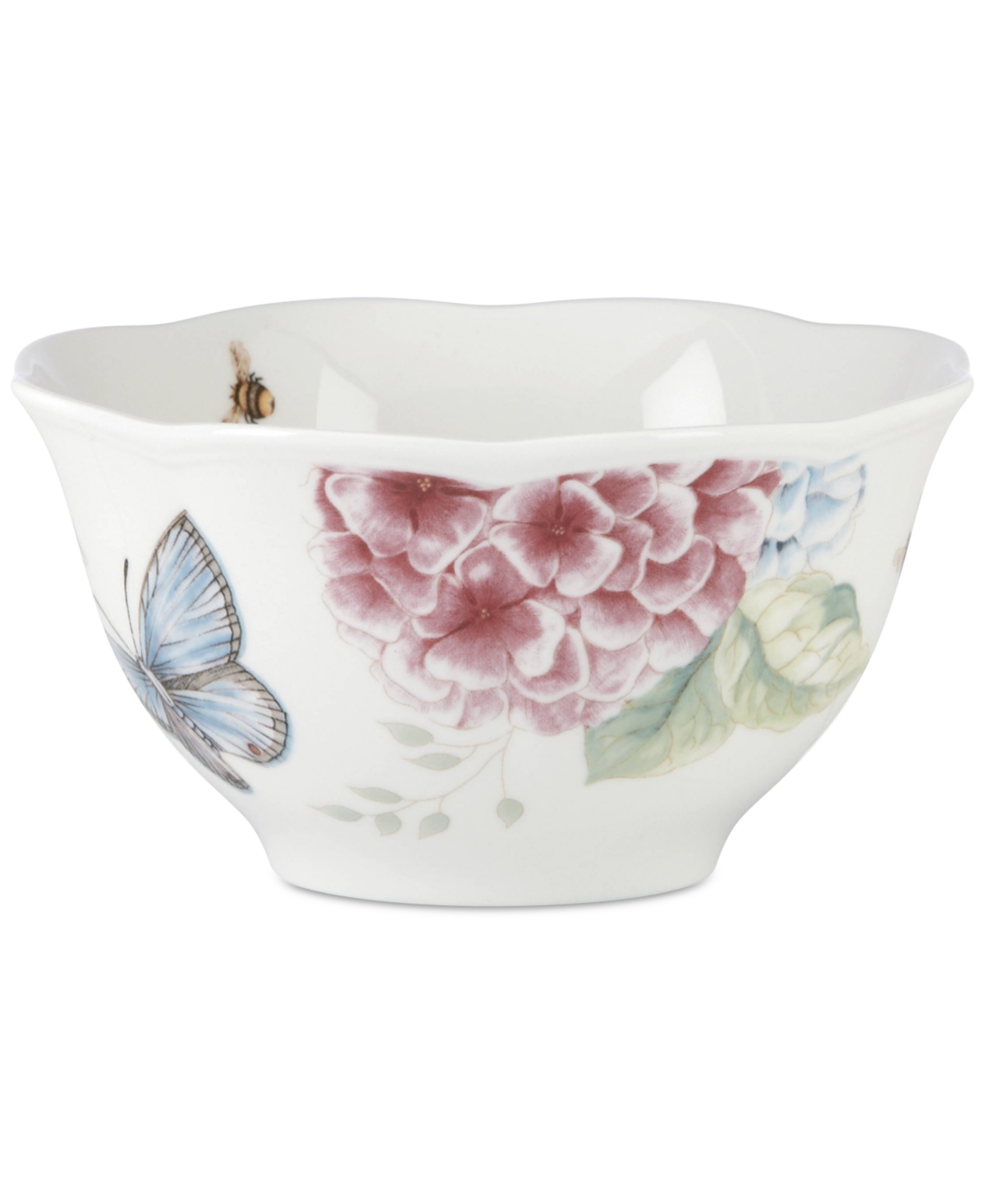Click here for Lenox Butterfly Meadow Hydrangea Rice Bowl - White prices