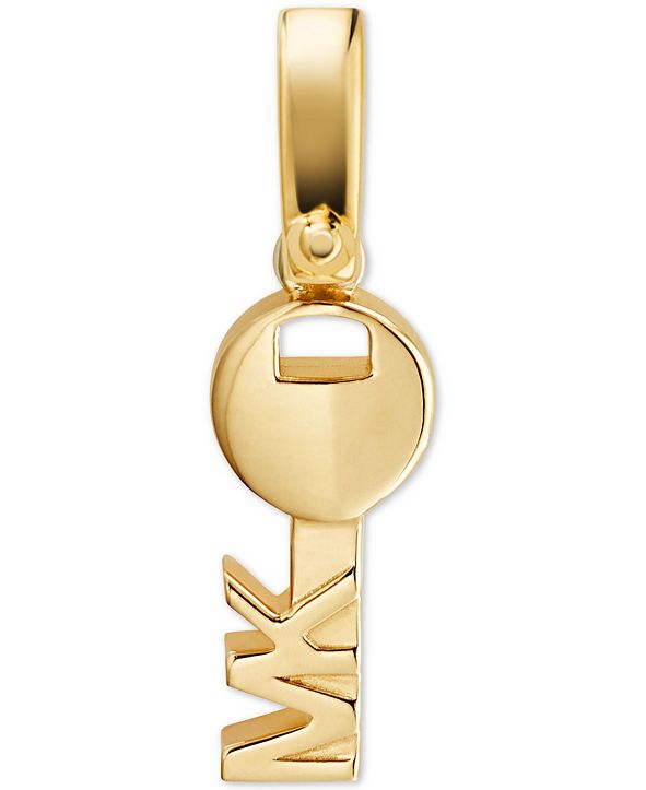 Michael Kors Sterling Silver Key Charm & Reviews - Fashion Jewelry ...