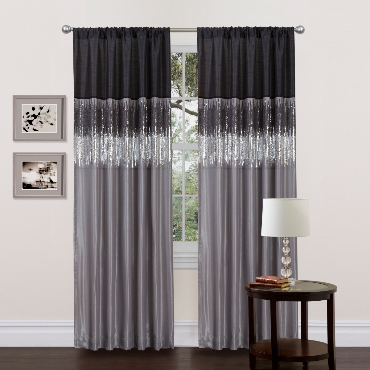 Click here for Lush Decor Night Sky Window Curtain Panel  Single... prices