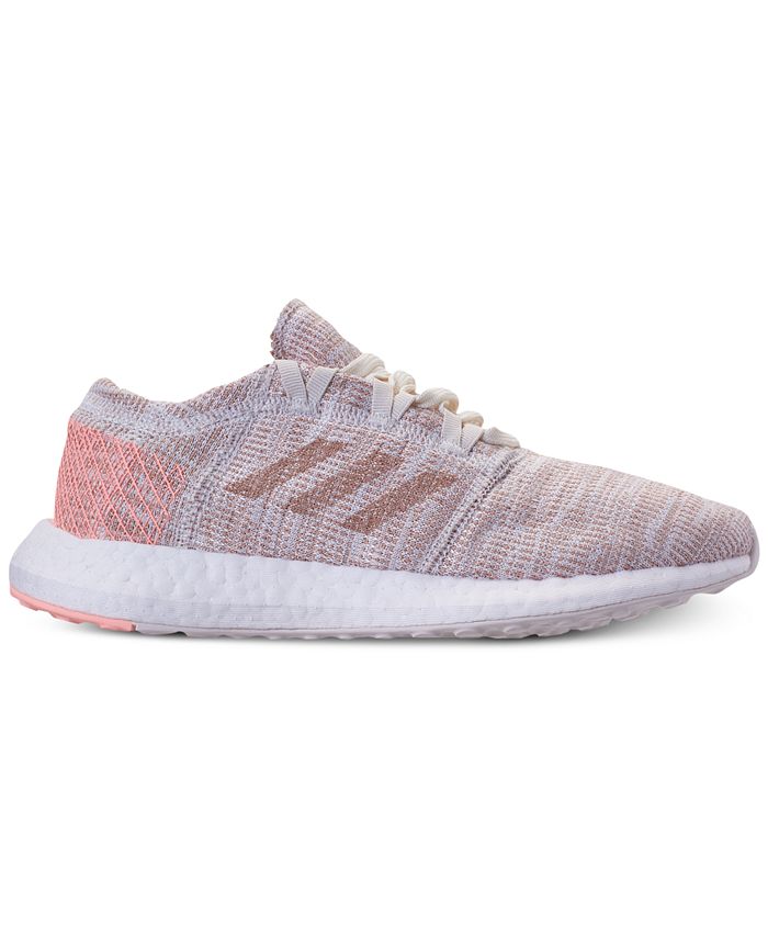 adidas Girls' PureBOOST GO Running Sneakers from Finish Line - Macy's