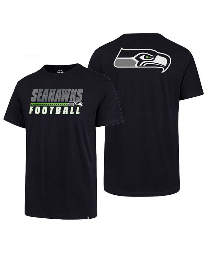 '47 Brand Men's Seattle Seahawks Fade Back Super Rival T-Shirt - Macy's