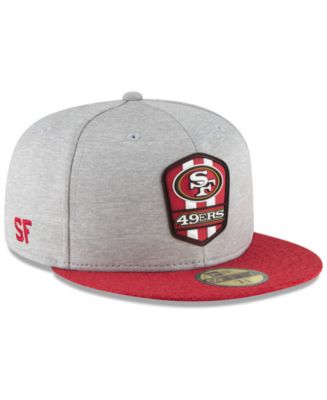 New Era San Francisco 49ers On Field Sideline Road 59FIFTY FITTED Cap ...