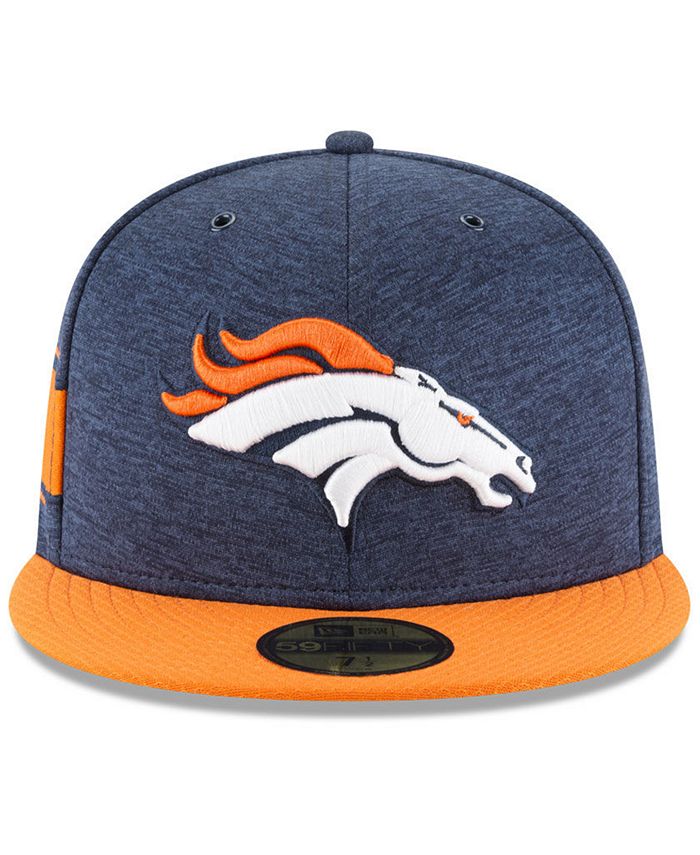 New Era Denver Broncos On Field Sideline Home 59FIFTY FITTED Cap - Macy's