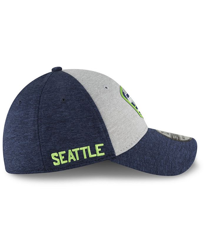 New Era Seattle Seahawks On Field Sideline Road 39THIRTY Stretch Fitted ...