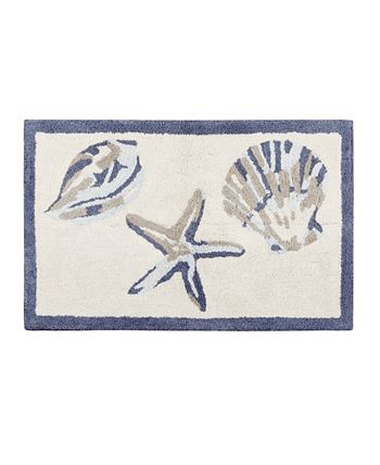 Madison Park Bayside Tufted Cotton Bath Rug, 21" x 34" - Macy's