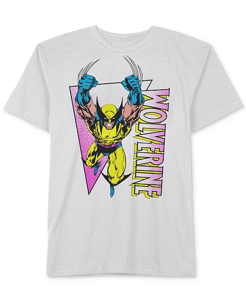 Marvel Big Boys 80s Wolverine Graphic Cotton T-Shirt & Reviews - Shirts & Tees - Kids - Macy's