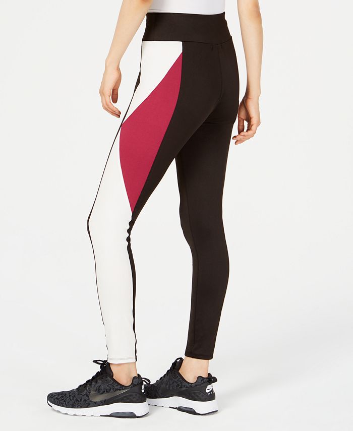 Material Girl Active Juniors' Colorblocked Leggings, Created for Macy's ...