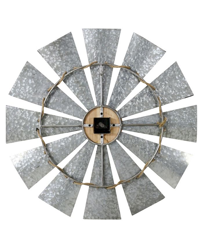 Aspire Home Accents Marcel Windmill Wall Clock - Macy's