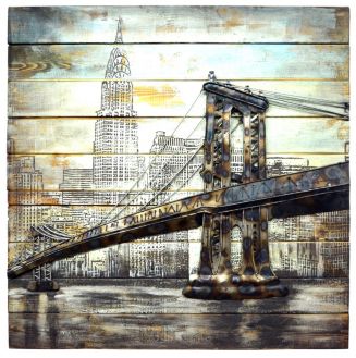 Island Bridge Metal Wall Decor - Macy's