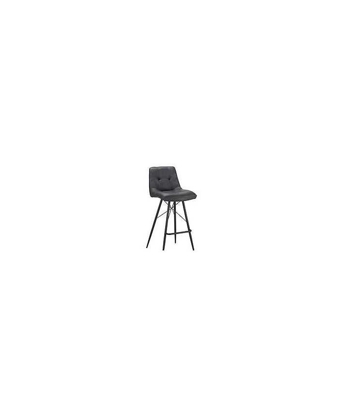 Moe's Home Collection Delaney Bar Stool Gray & Reviews - Home - Macy's