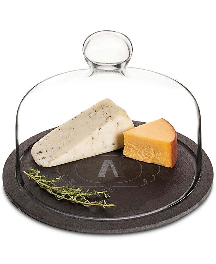 Cathy's Concepts Personalized Slate Tray With Glass Lid - Macy's