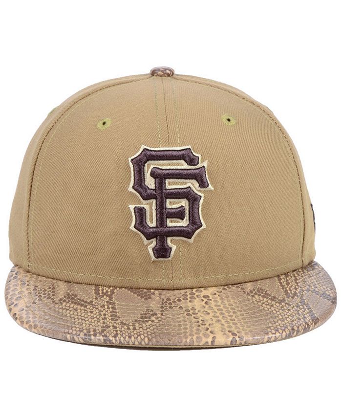 New Era San Francisco Giants Snakeskin Sleek 59FIFTY FITTED Cap - Macy's