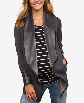 Motherhood Maternity Draped Jacket - Macy's
