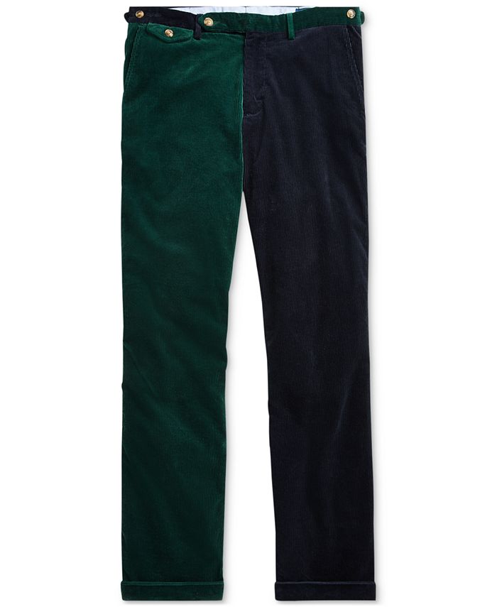 Polo Ralph Lauren Men's Colorblocked Corduroy Classic Fit Stretch Pants ...