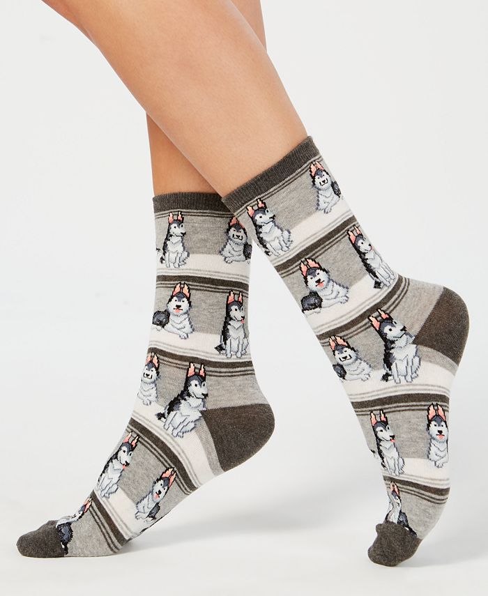 Hot Sox Women's Huskies Crew Socks - Macy's