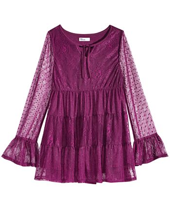 Epic Threads Big Girls Woven Top, Created for Macy's - Macy's