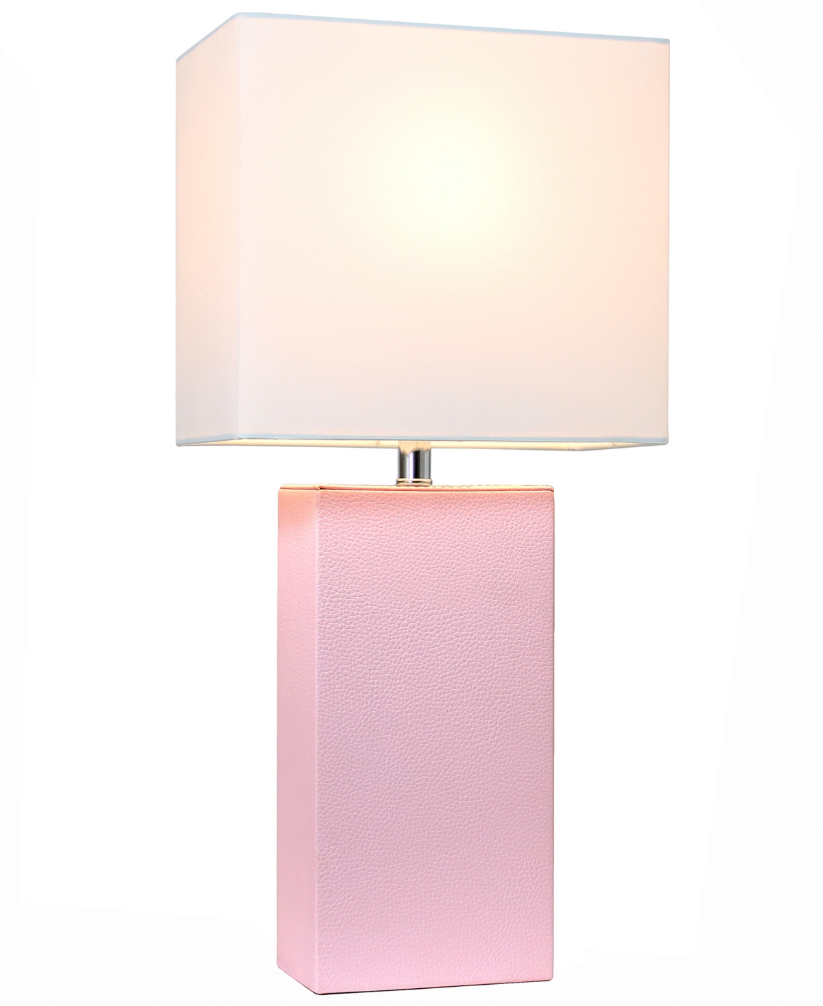 Click here for Elegant Designs Modern Leather Table Lamp with Whi... prices