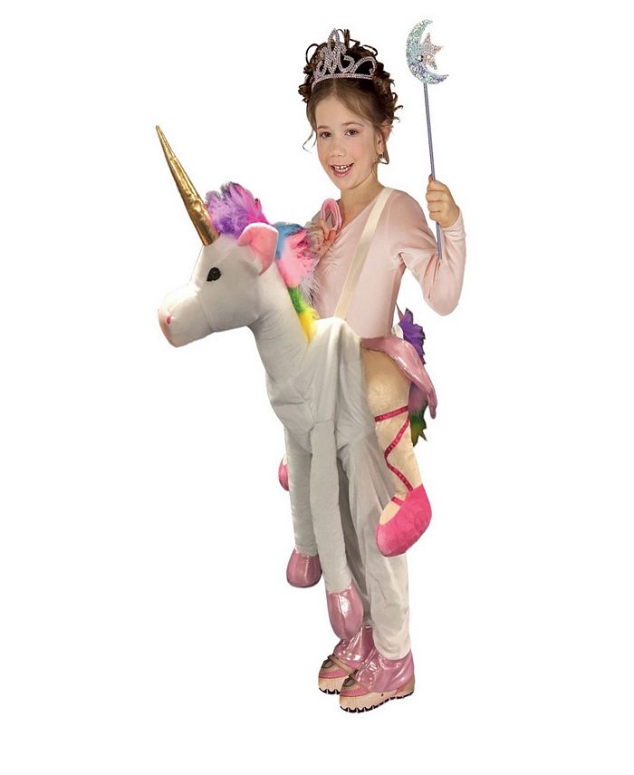 BuySeasons Ride On Unicorn Girls Costume - Macy's