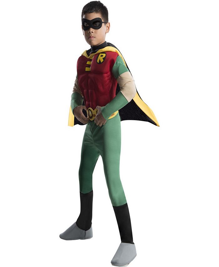 BuySeasons Boys Titans DC Comics Robin Muscle Chest Deluxe Boys Costume ...