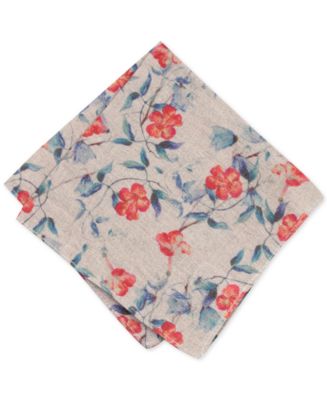 Bar III Men's Acdath Floral Pocket Square, Created for Macy's - Macy's