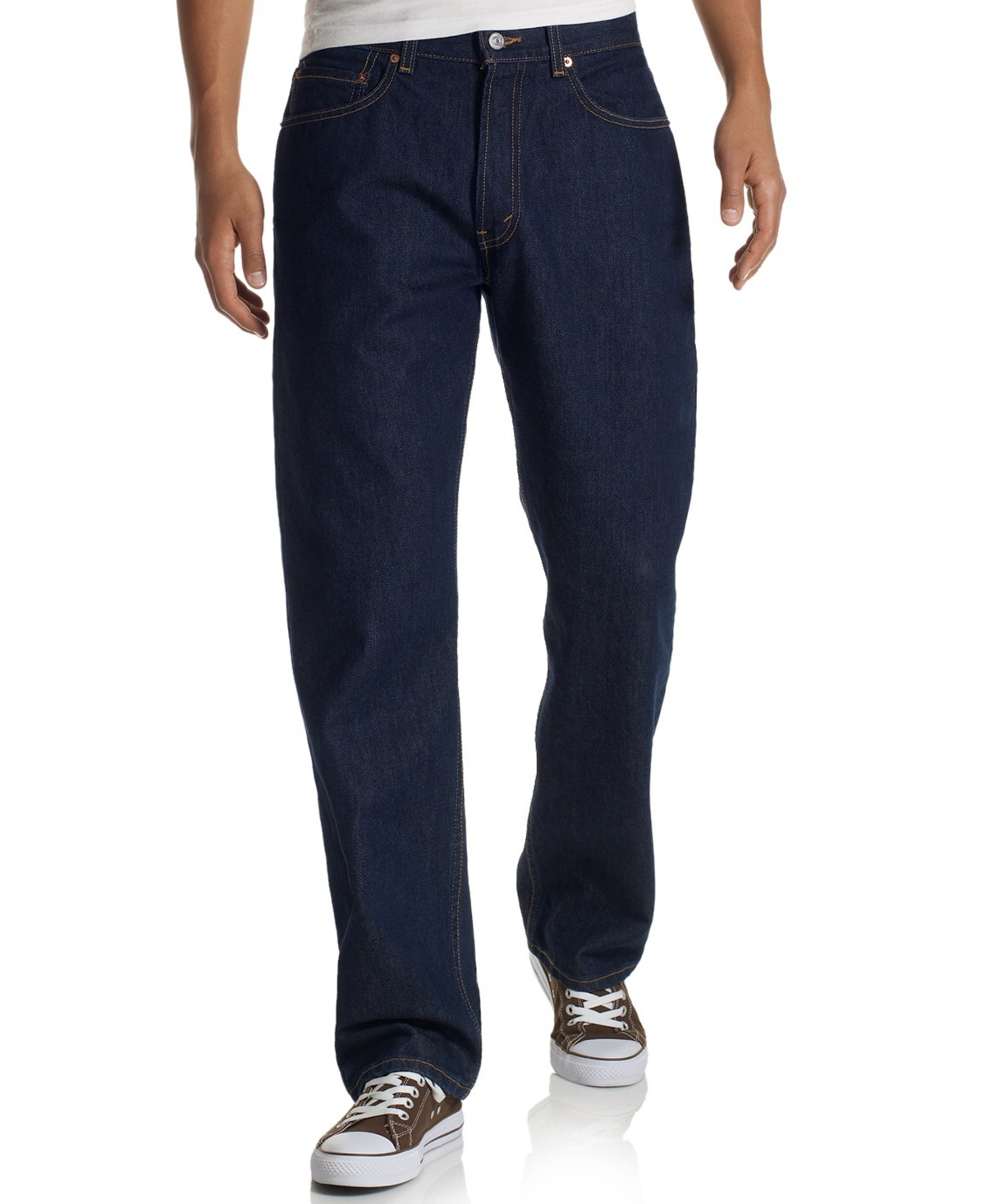 Click here for Levis Mens 505 Regular Fit Non-Stretch Jeans - Rin... prices