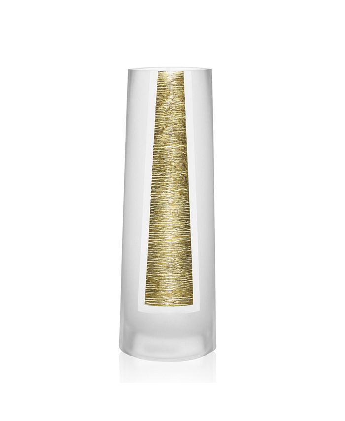 Badash Crystal Gold Standard Vase - Macy's