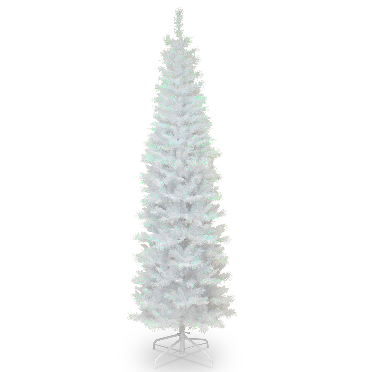 Click here for National Tree 6 ft. White Iridescent Tinsel Tree -... prices