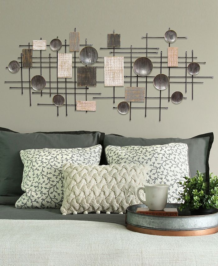 Stratton Home Décor Stratton Home Decor Large Modern Industrial Wall ...