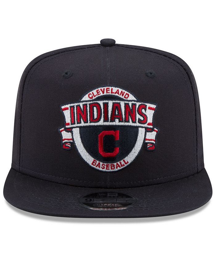 New Era Cleveland Indians Banner 9FIFTY Snapback Cap - Macy's