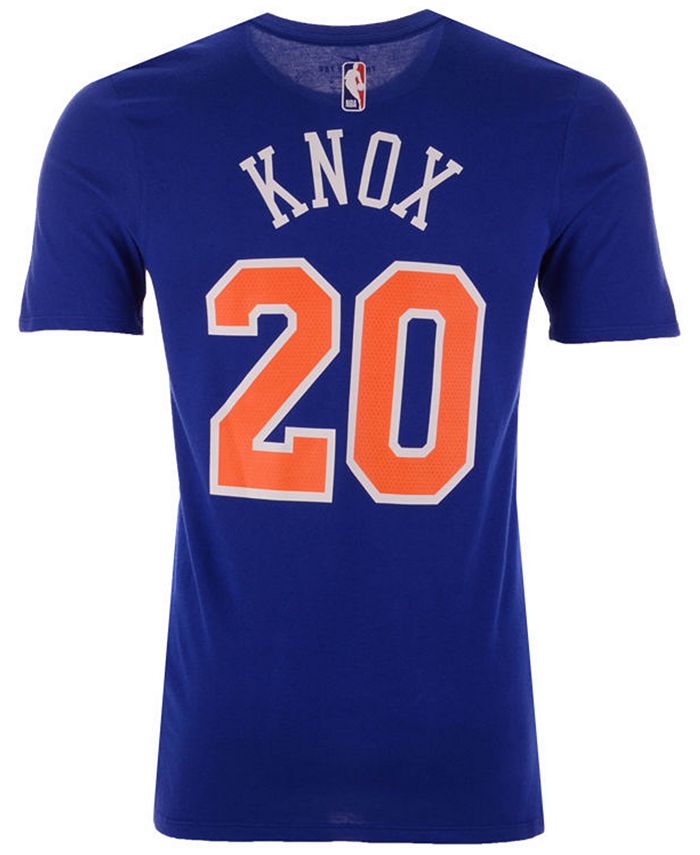 Nike Men's Kevin Knox New York Knicks Icon Player T-Shirt - Macy's