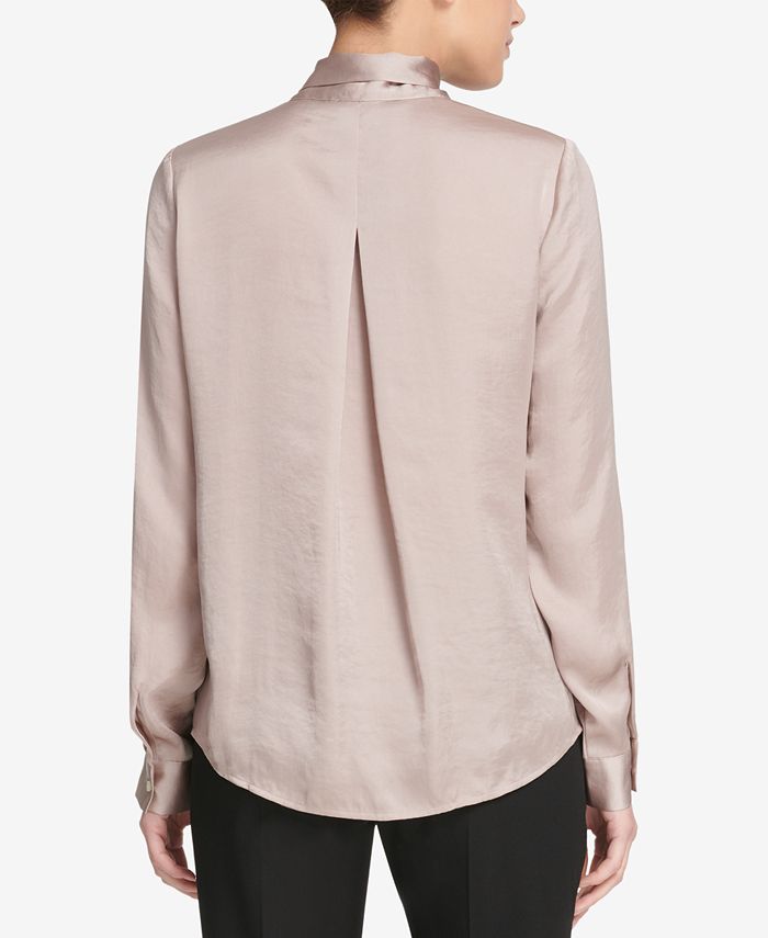 DKNY Bow-Neck Blouse, Created for Macy's - Macy's