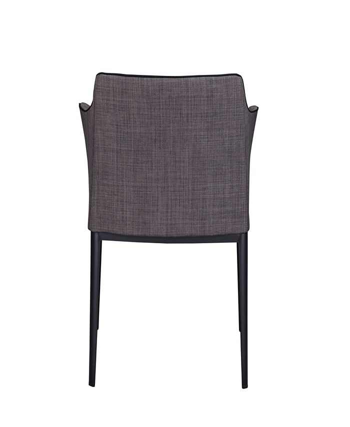 Moe's Home Collection Lotus Arm Chair Black - Macy's