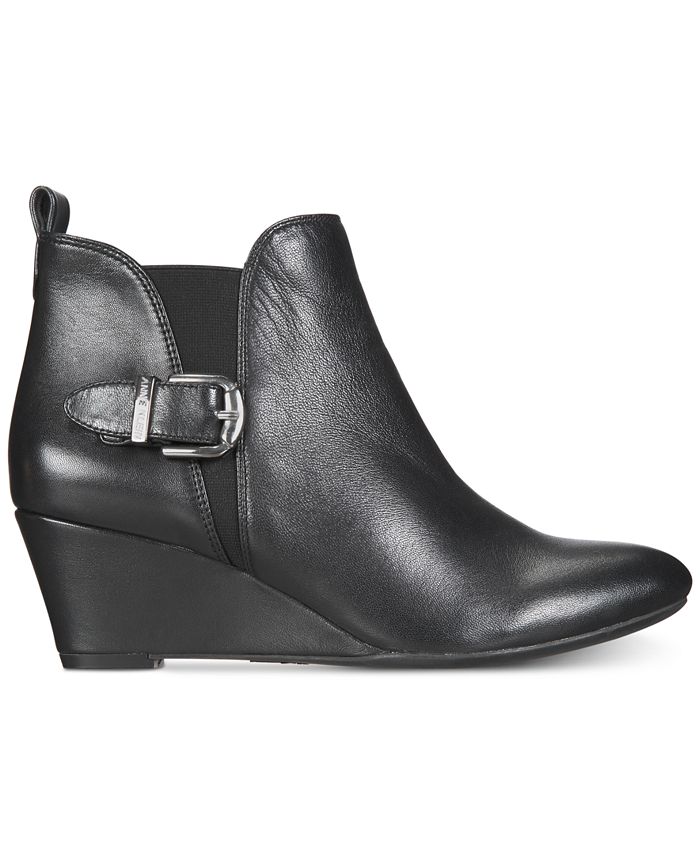 Anne Klein Abilene iflex Wedge Booties, Created for Macy's - Macy's