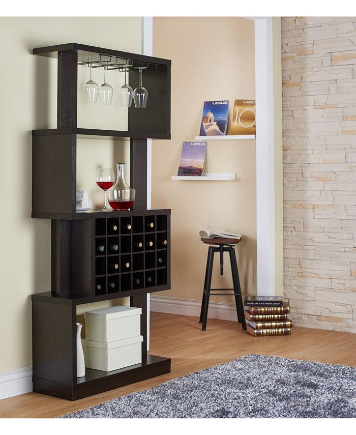 Furniture of America Penniman Vertical Wine Stand - Macy's