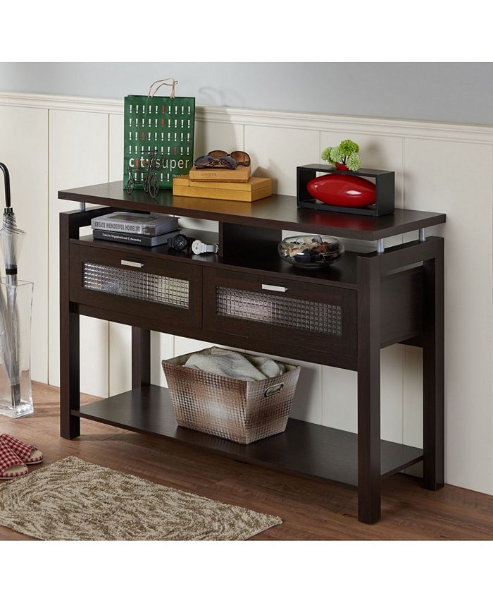 Furniture of America Tayler Storage Console Table - Macy's