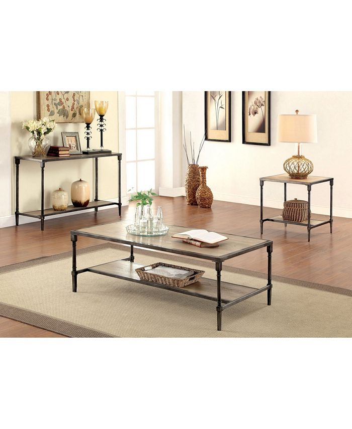Furniture of America Temara Open Shelf End Table - Macy's