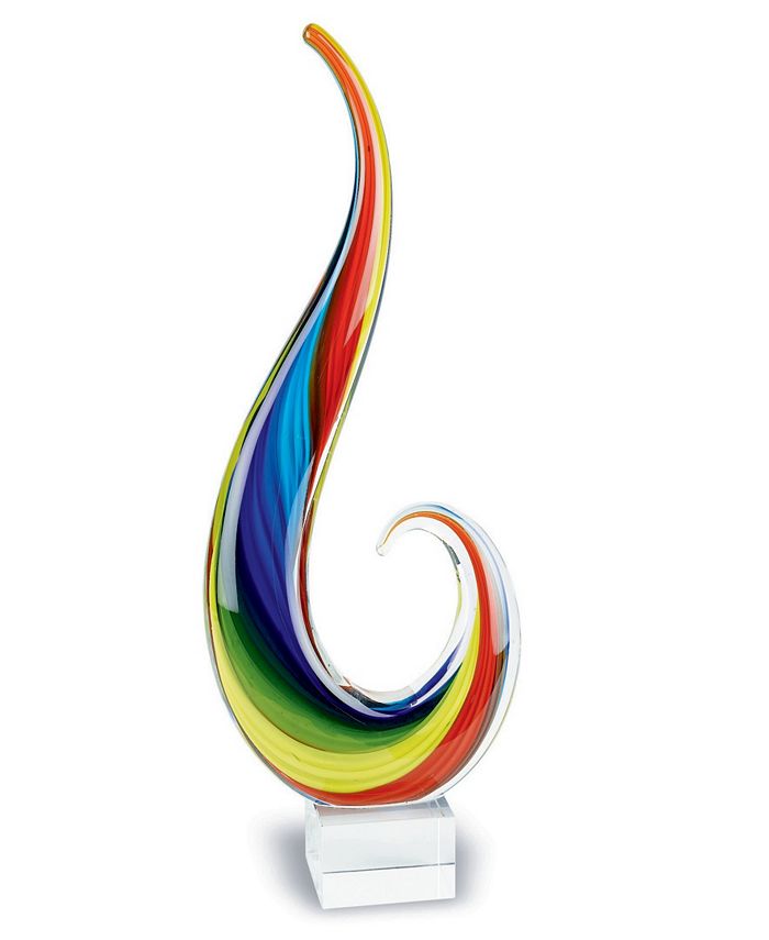 Badash Crystal Rainbow Art Glass Sculpture - Macy's