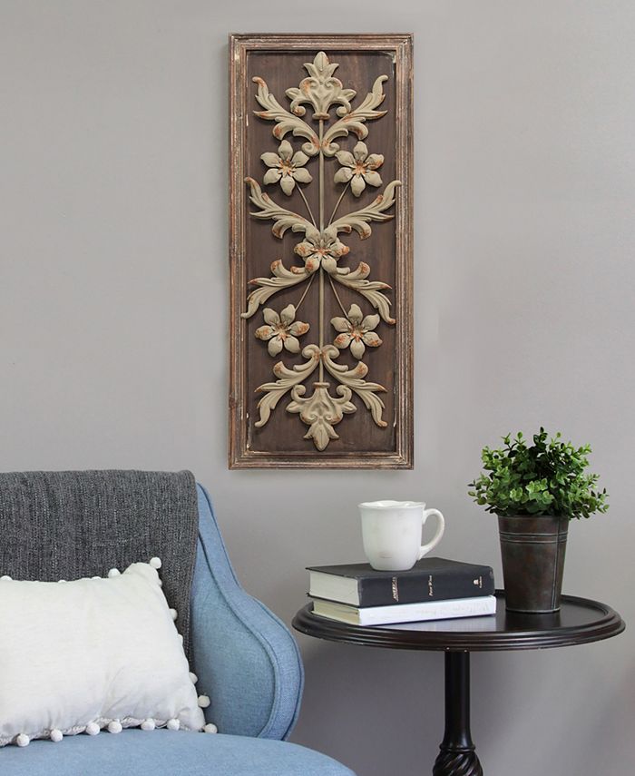 Stratton Home Décor Stratton Home Decor Vintage Panel Wall Decor ...