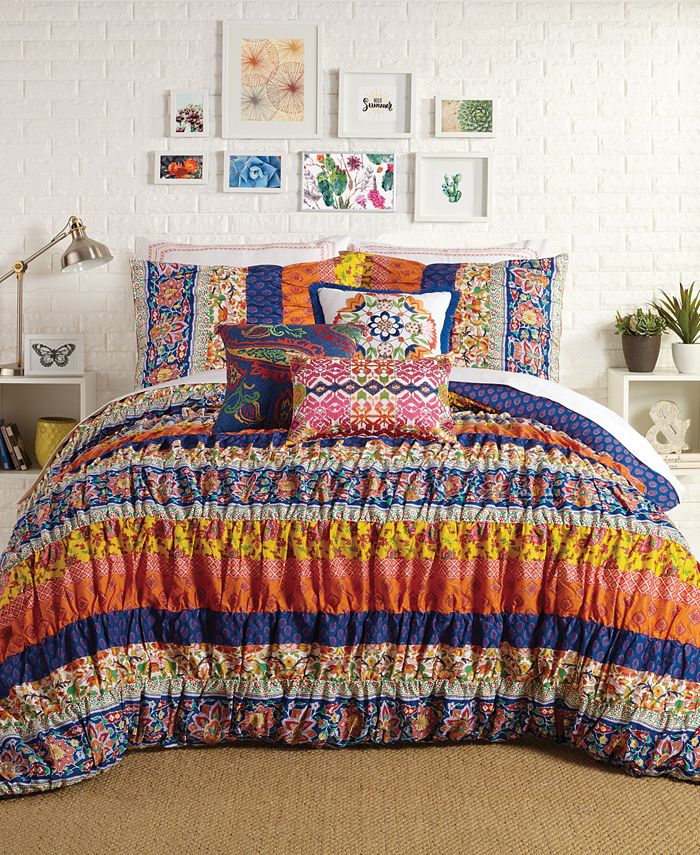 Jessica Simpson Provincial Full/Queen 3-PC Comforter Set - Macy's