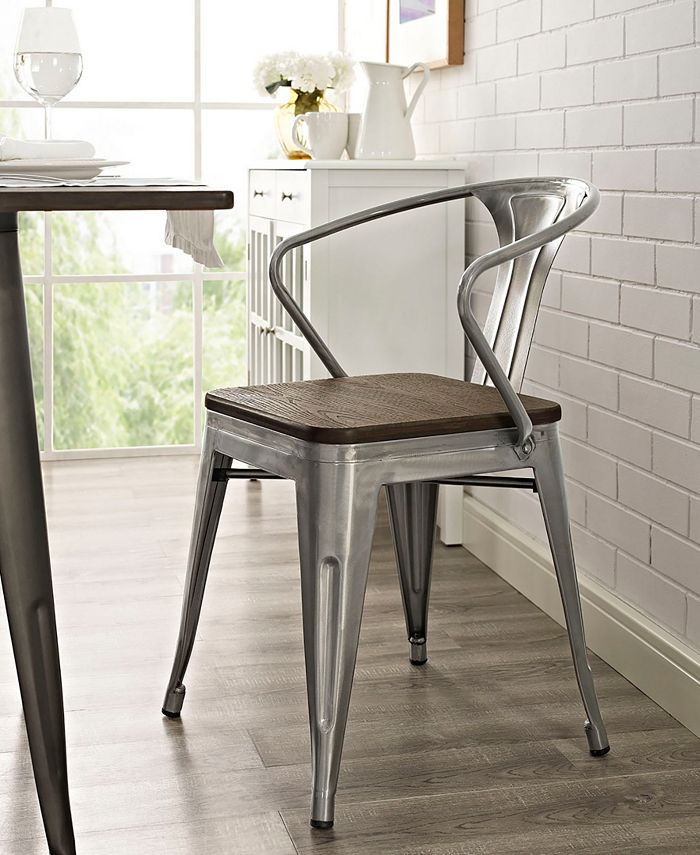 Modway Promenade Bamboo Dining Chair - Macy's