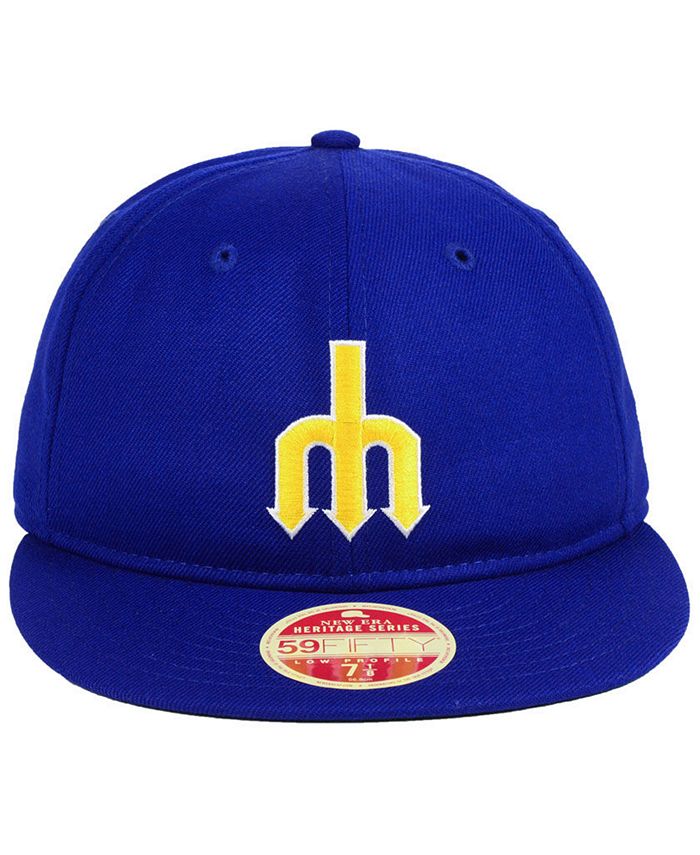 New Era Seattle Mariners Heritage Retro Classic 59FIFTY FITTED Cap - Macy's