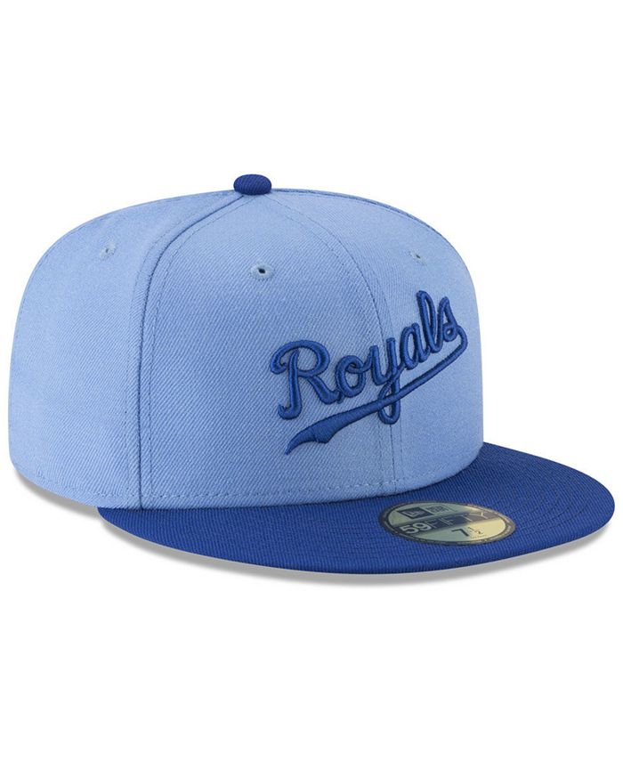 New Era Kansas City Royals Batting Practice Wool Flip 59FIFTY FITTED ...