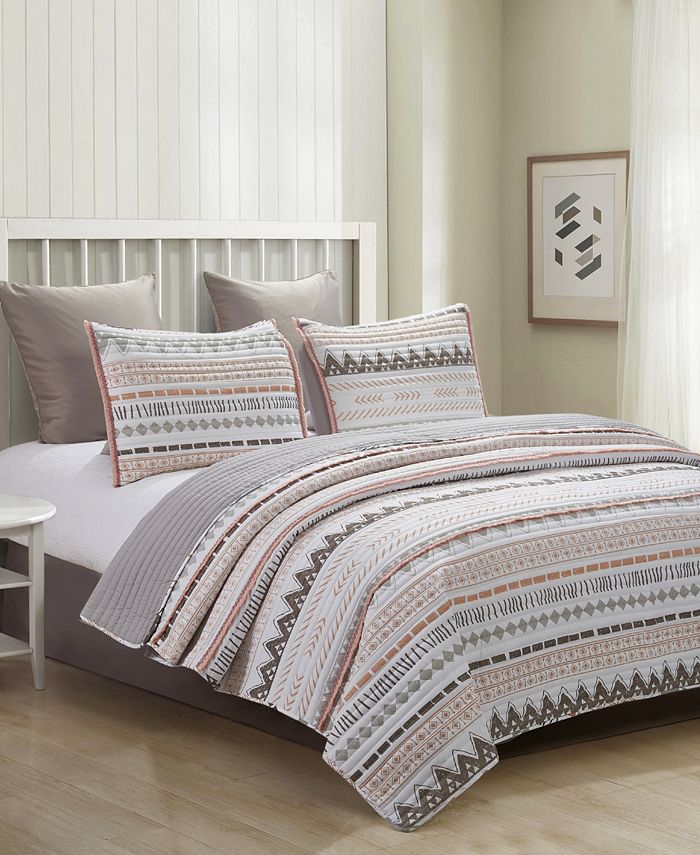 Hedaya Home Cairo 3-Piece Full/Queen Quilt Set - Macy's