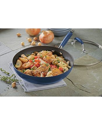Anolon Advanced Indigo Hard-Anodized Nonstick 12" Covered Ultimate Pan ...