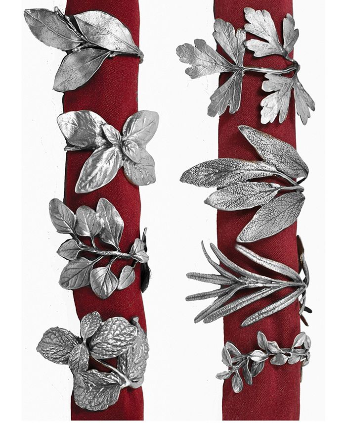 Michael Michaud 8 Herb - Assorted Napkin Rings - Macy's