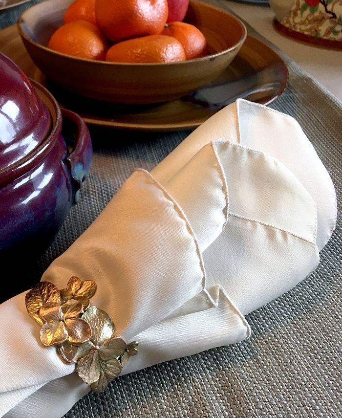 Michael Michaud Hydrangea Napkin Rings - Macy's