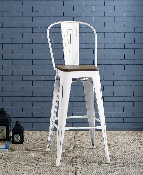 Modway Promenade Metal Bar Stool & Reviews - Furniture - Macy's